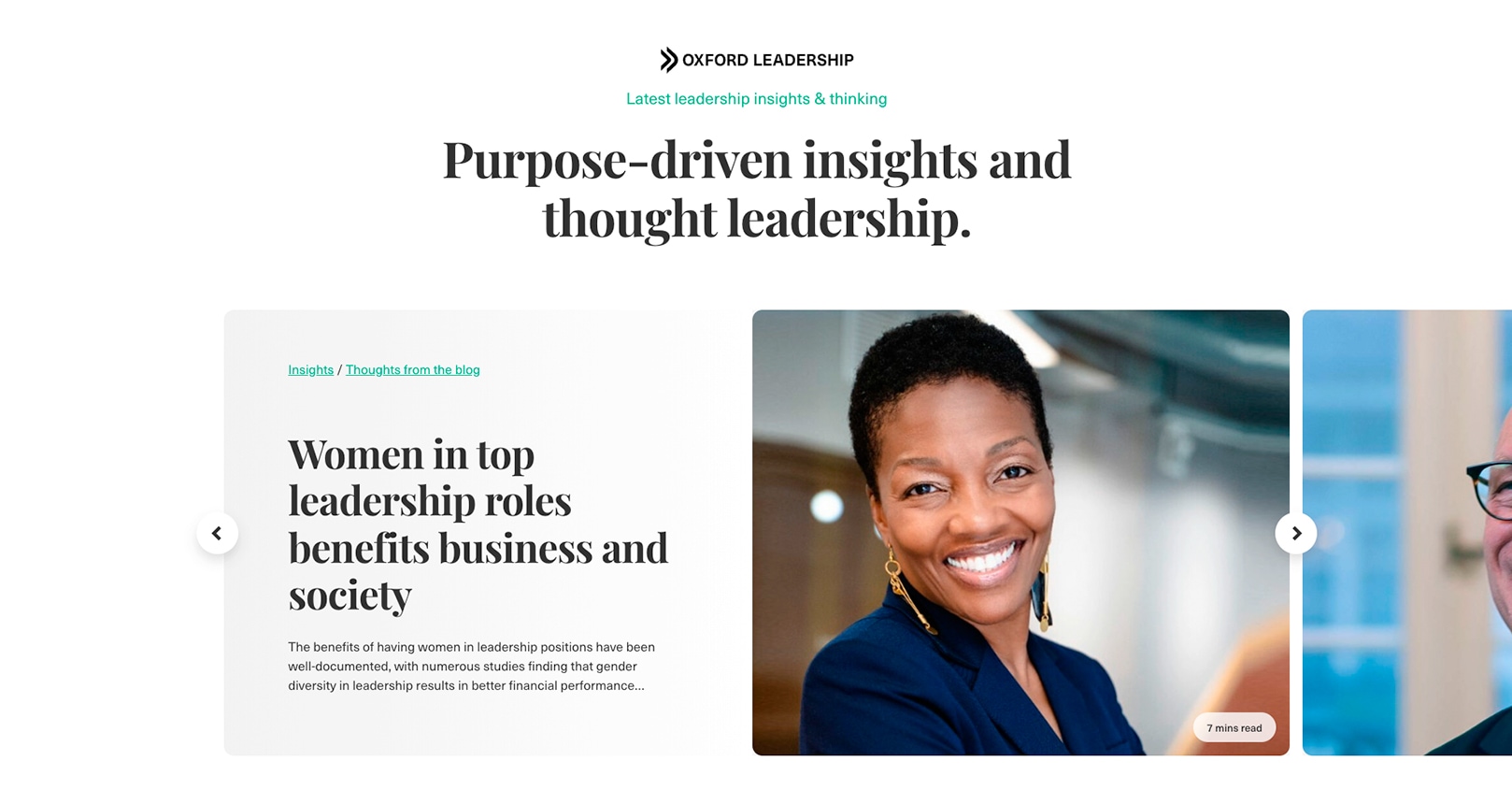 Insights - Oxford Leadership